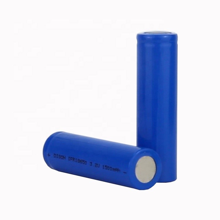 IFR18650 3.2v 1500mAh LiFePO4 Cylindrical Lithium Ion Battery Cell with ...